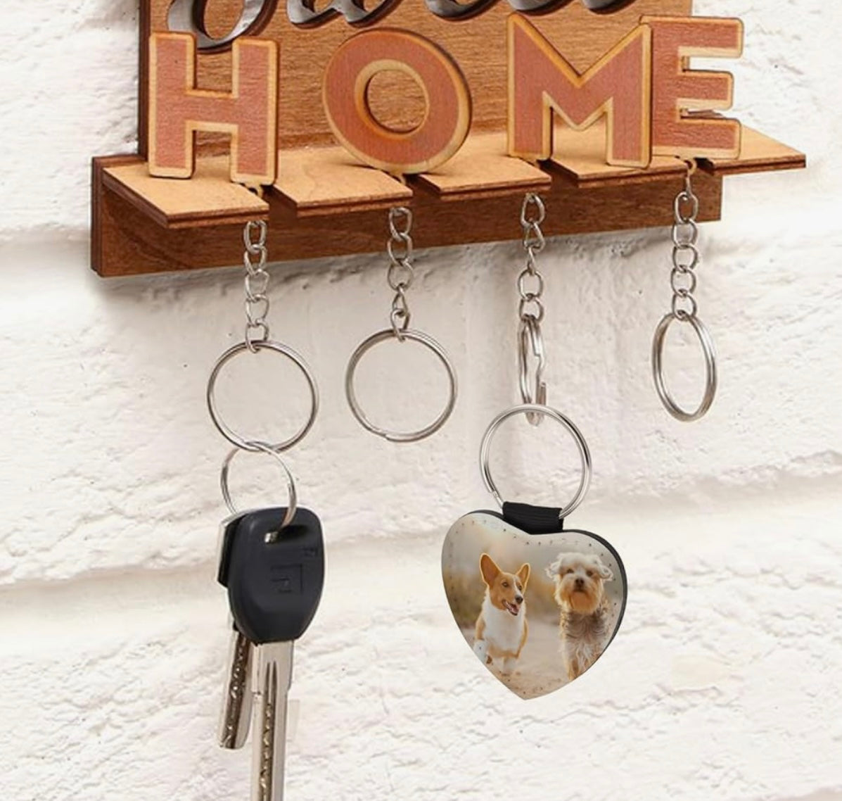 Kiss me key chain(heart) – M|C FLORAL STUDIO